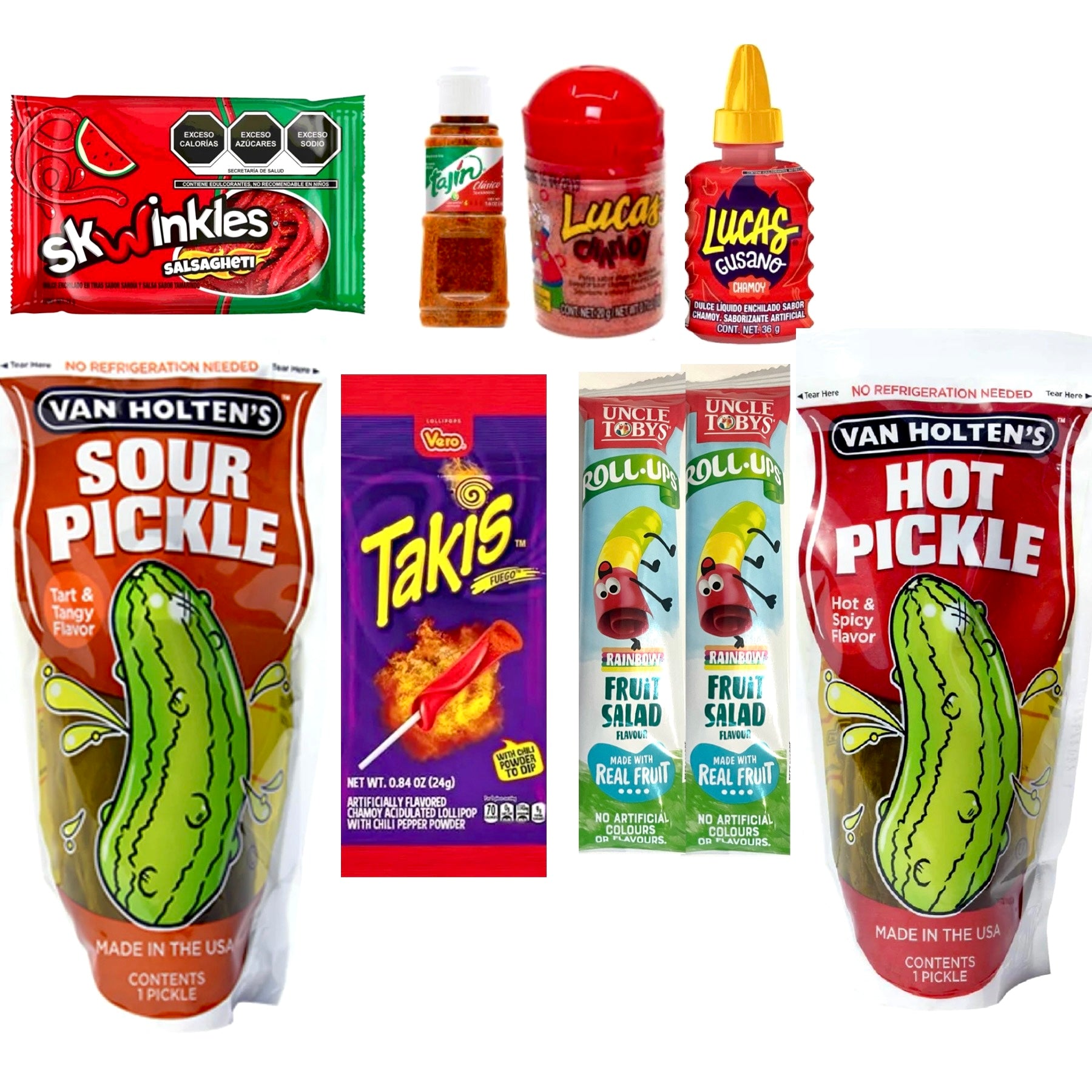 Chamoy Pickles Hot and Sour Tajin Kit Viral Trending – Suga Roo