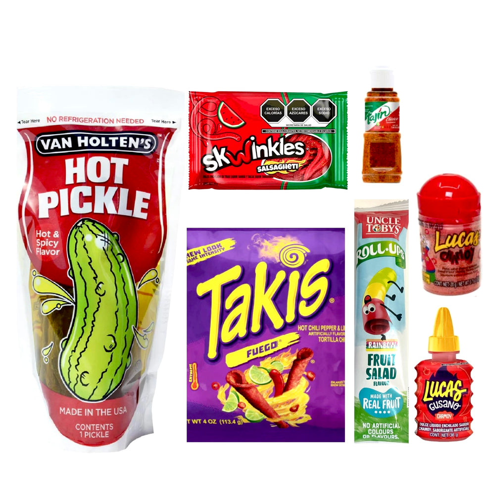 Chamoy Pickle and Takis TikTok Viral Kit Bundle Sour Dill Hot or Warhe ...